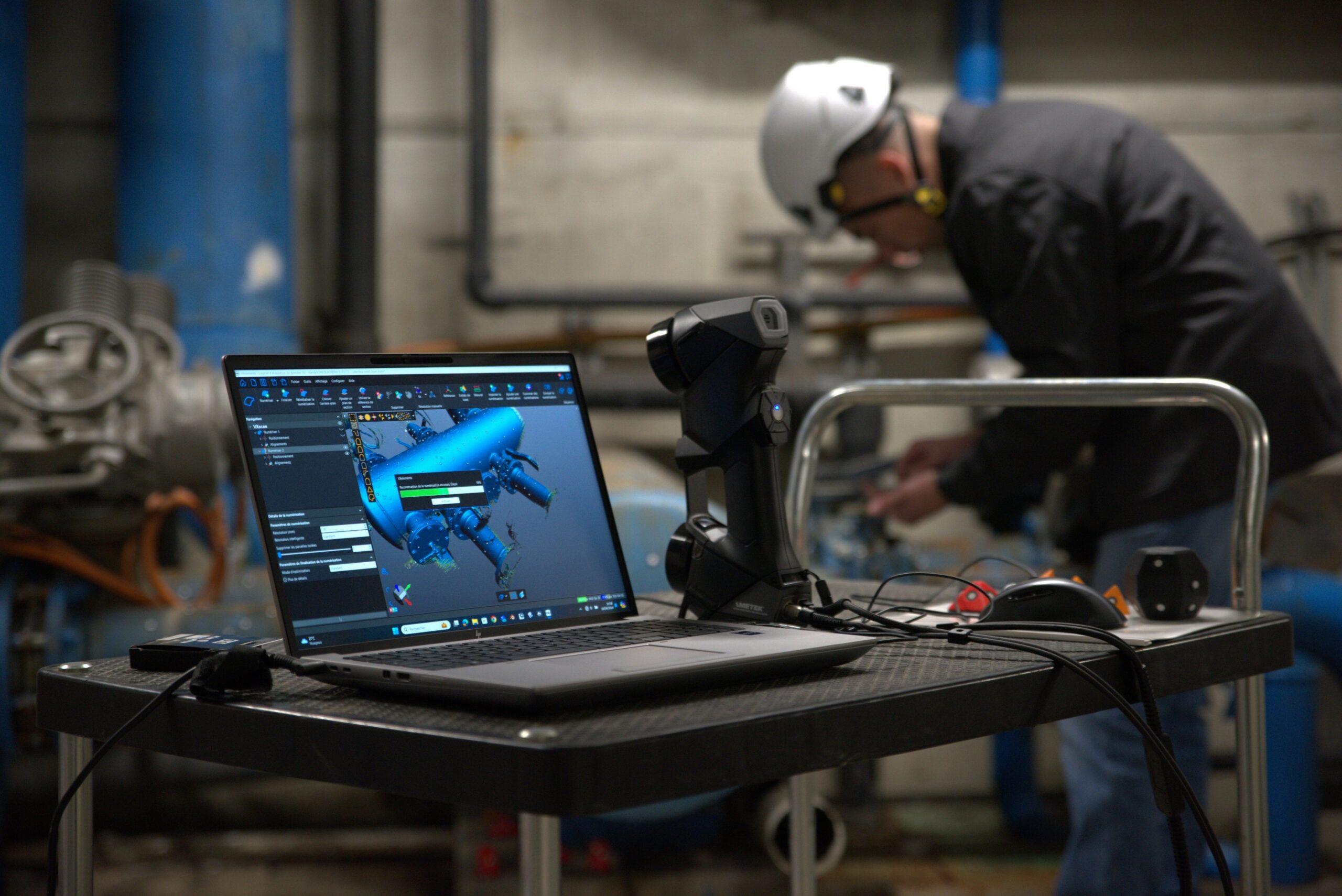 Scan 3D d'une pièce pour valider son installation - INOVSYS